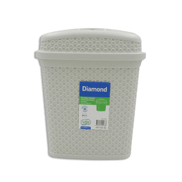 Hobby Life 4.3L White Diamond Vortex Dustbin – Freeshop