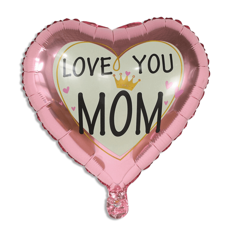 150472 - Love you Mom 46cm Helium Balloon - FreeShop