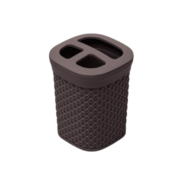 8694064018693-3 - Hobby Life Dark Brown Diamond Tooth brush holder ...