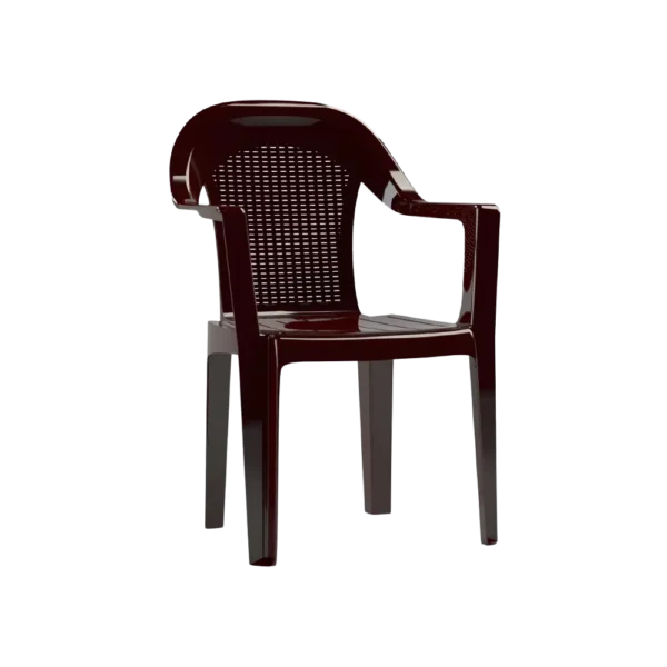 3M Plast Royal 63×58×90cm Brown Plastic Chair – Freeshop