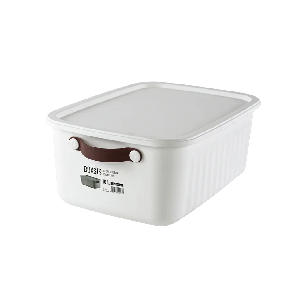 Boxsis 10L White Storage Box – Freeshop