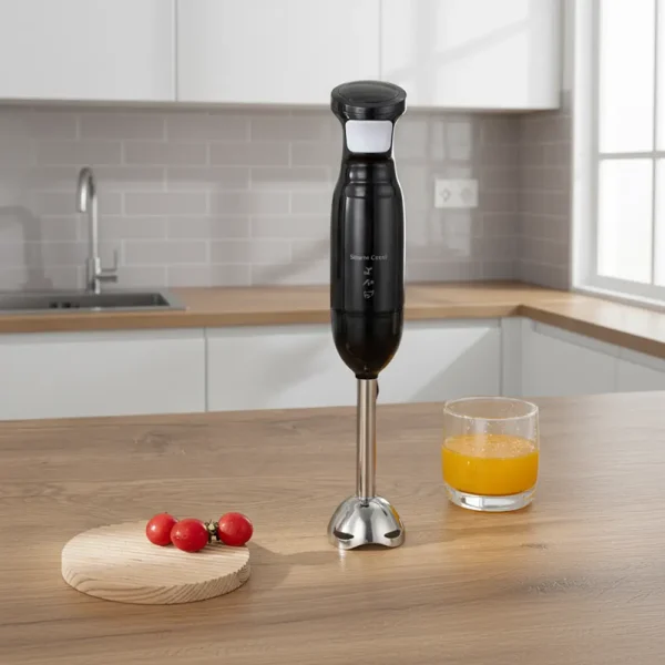 6973228740161 - Slivers Criest 300W Black Stainless Hand Blender - FreeShop