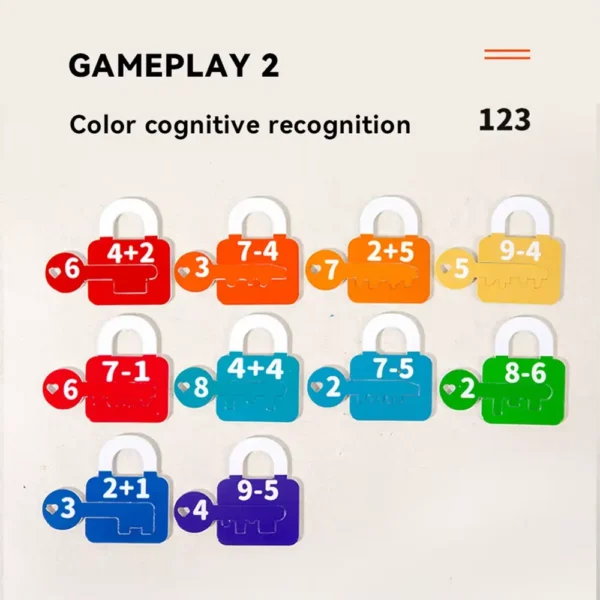 Alphabet & Number Matching Lock and Key Set – Freeshop