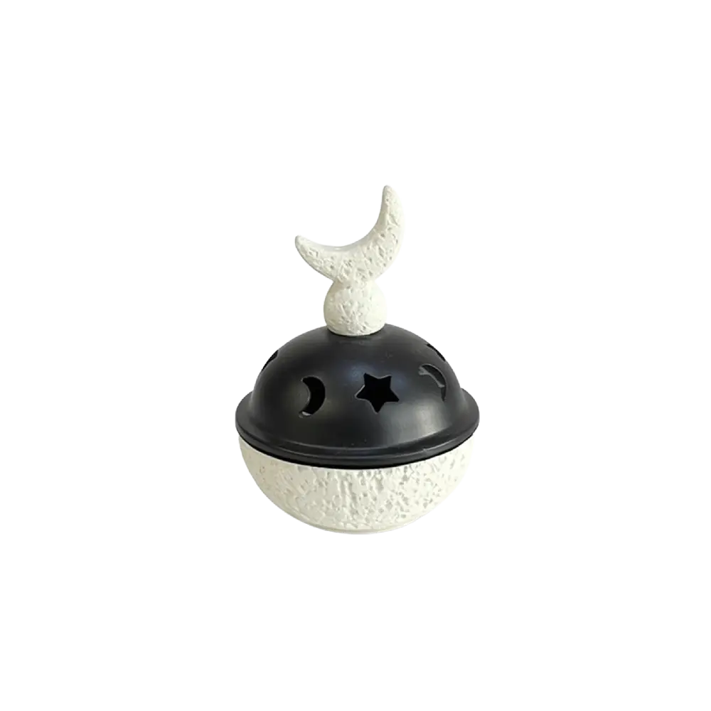 1234201623716 - Crescent Moon Gypsum Incense Burner - FreeShop